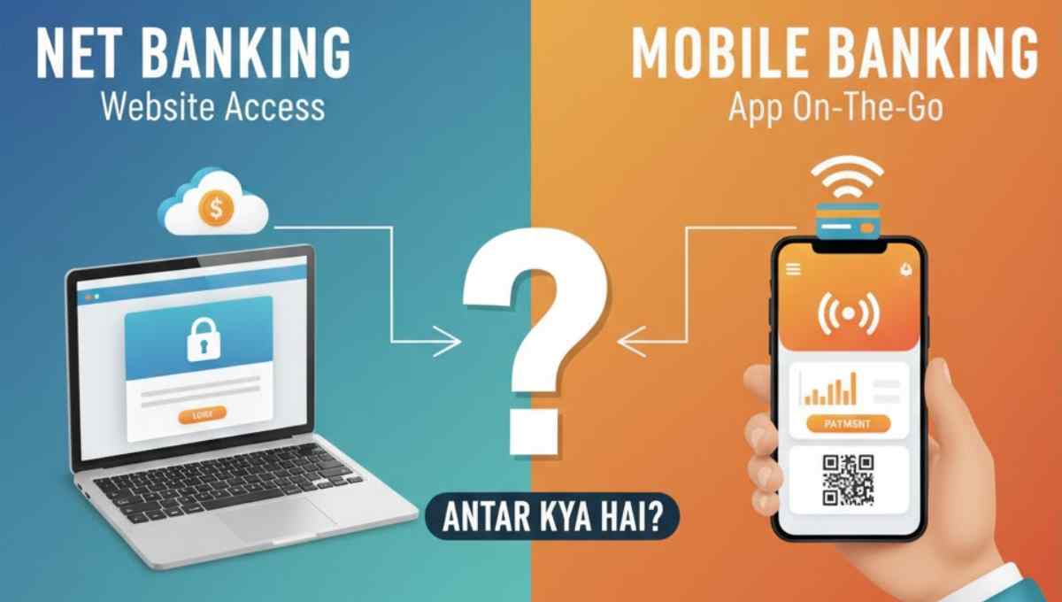 Net Banking vs Mobile Banking में क्या अंतर है? जानिए कौन सा है बेहतर!